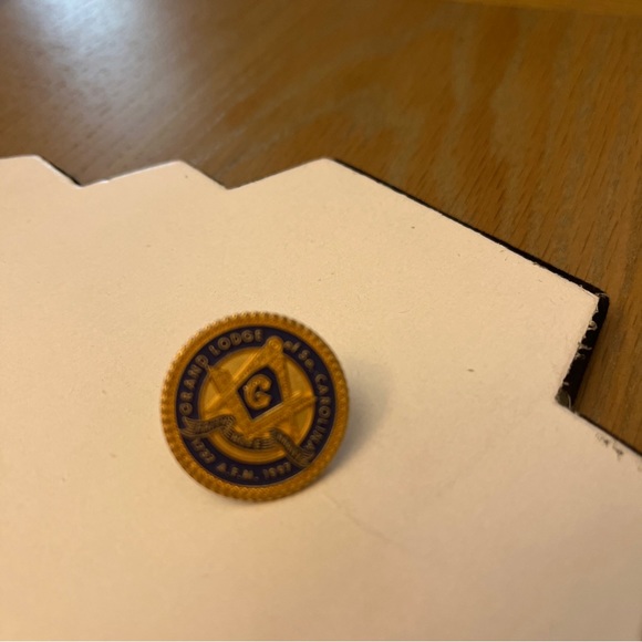 Accessories | Vintage Gold Played Masonic Freemason Of South Carolina ...